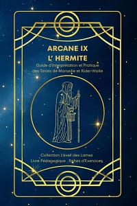Tarot - L'Hermite - Arcane IX | L’Éveil des Lames – Tarot de Marseille